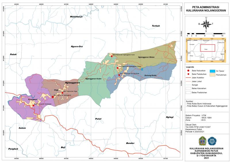 Peta Administrasi Desa Nglanggeran